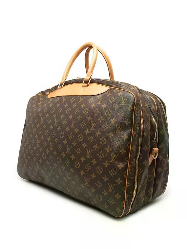 LOUIS VUITTON 2001 Monogram Alize 3 Poches Travel Bag - Brown