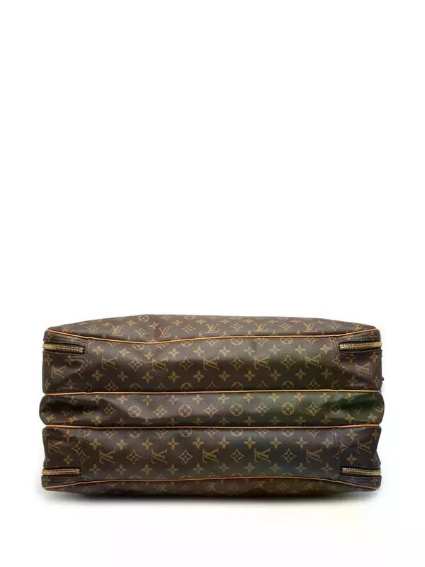 LOUIS VUITTON 2001 Monogram Alize 3 Poches Travel Bag - Brown