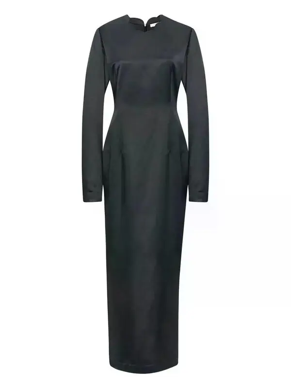 THE ROW Mitzi Midi Dress - Black