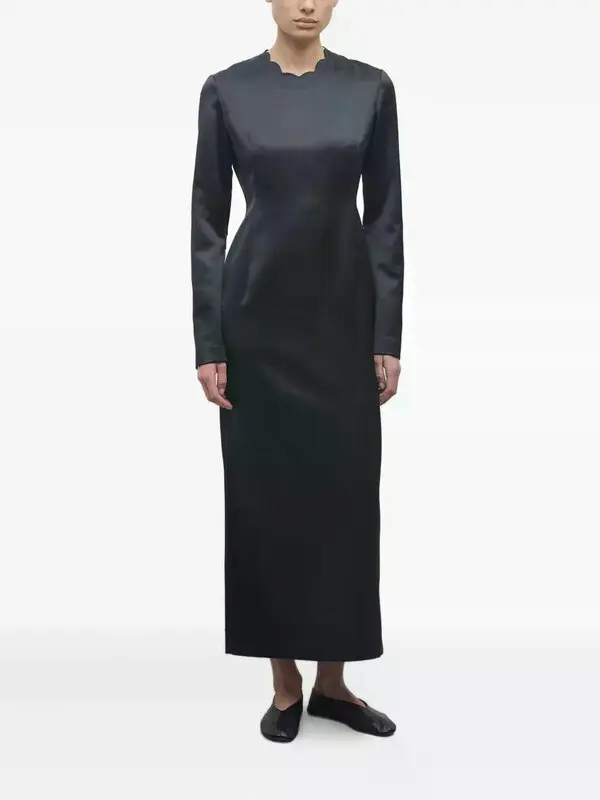 THE ROW Mitzi Midi Dress - Black
