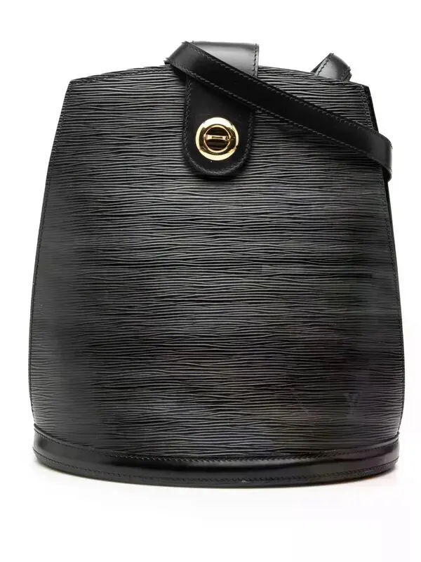 LOUIS VUITTON 1996 Epi Cluny Shoulder Bag - Black