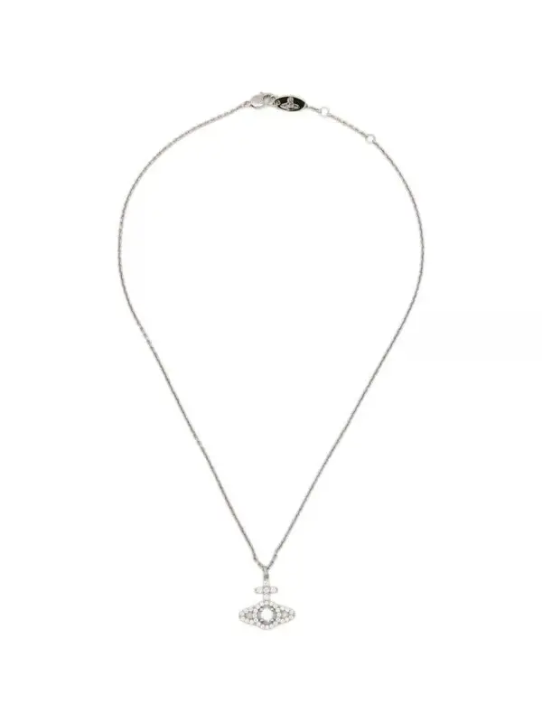 VIVIENNE WESTWOOD Olympia Orb Pendant Necklace - Silver