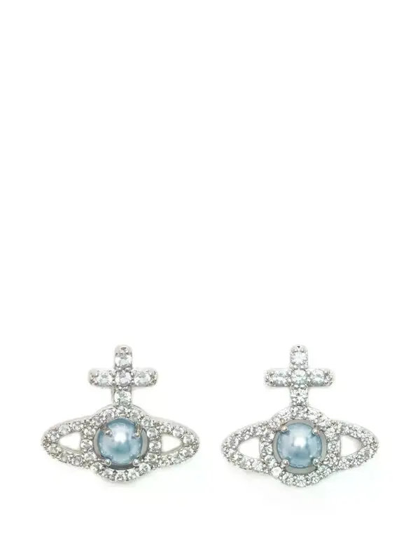VIVIENNE WESTWOOD Olympia Stud Earrings - Silver