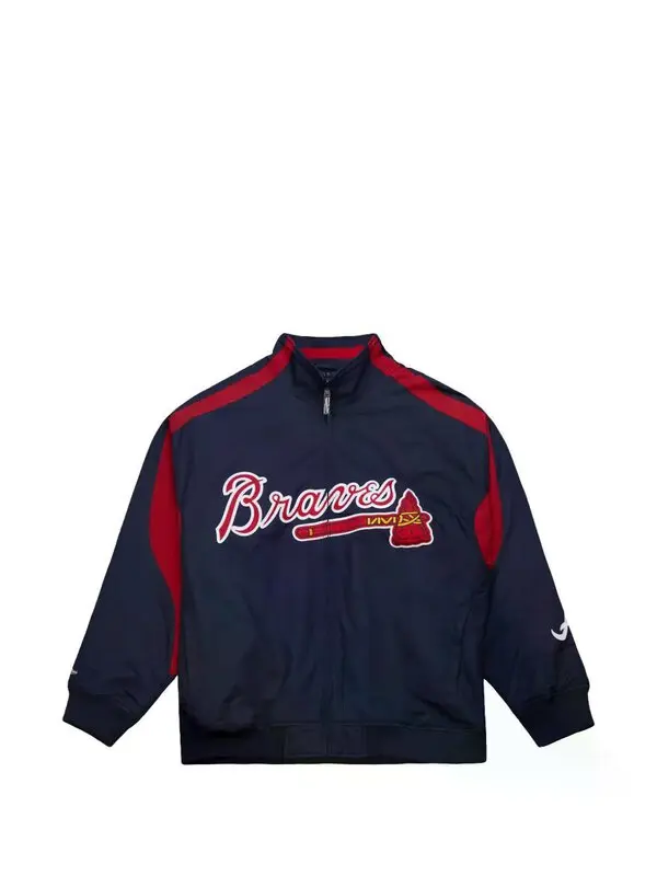 Mitchell & Ness Mlb 2005 Atlanta Braves Cooperstown Zip-up Jacket