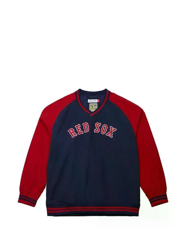 Mitchell & Ness Mlb Boston Red Sox Pullover - Blue