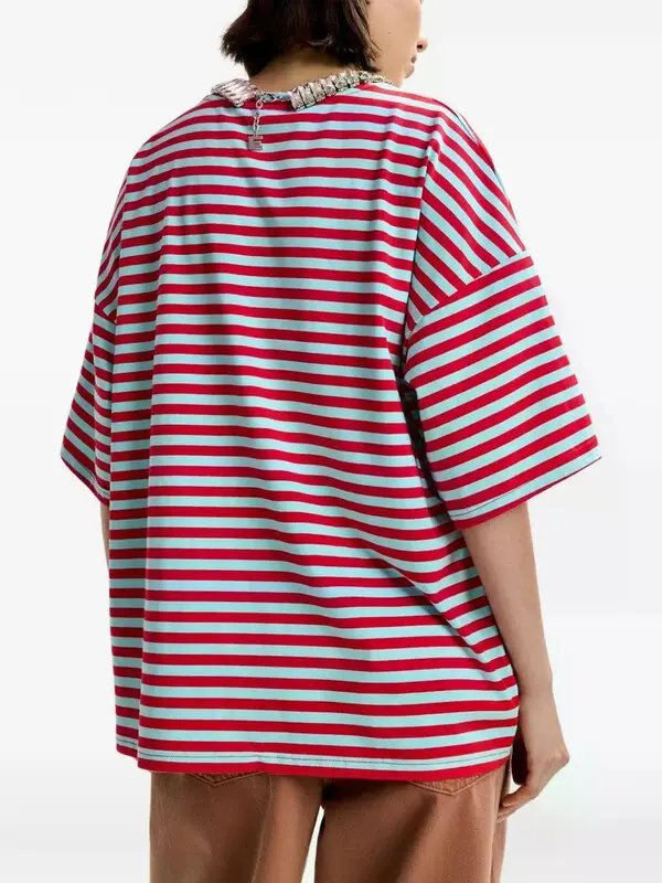 Essentiel Antwerp Joste Striped T-shirt - Red