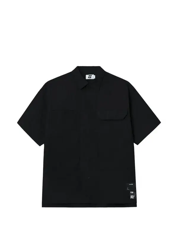 Izzue Short Sleeve Pocket Shirt - Black