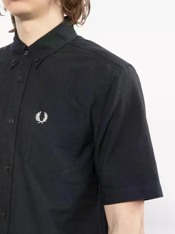 Fred Perry Logo-detail Pocket Shirt