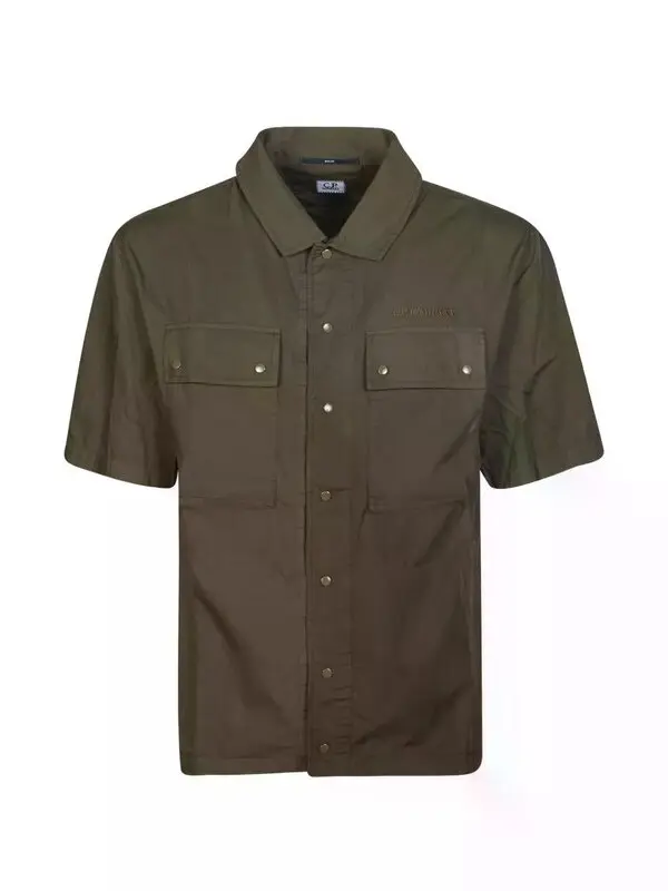 C.P. COMPANY Buttoned Short-sleeve Shirt Jacket
