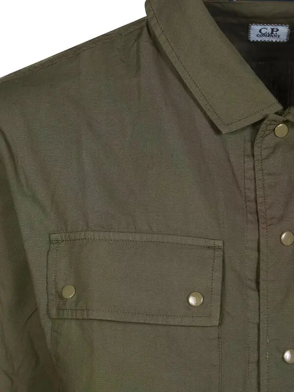 C.P. COMPANY Buttoned Short-sleeve Shirt Jacket