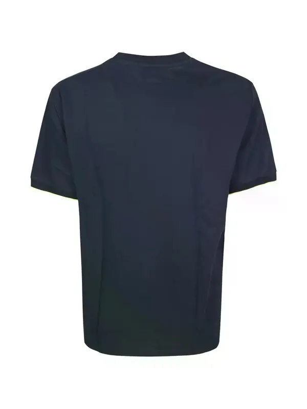 SUN 68 Cotton Piqué T-shirt - Blue