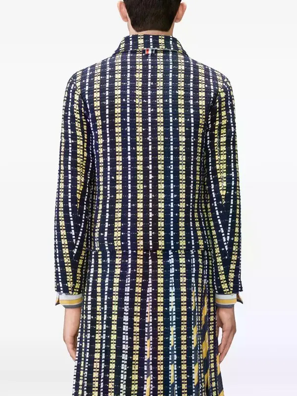 Thom Browne Striped Tweed Jacket