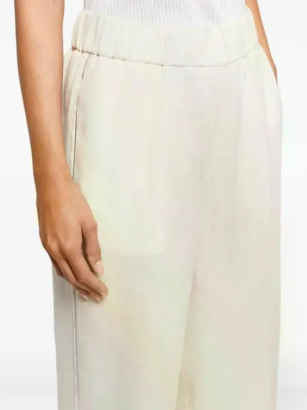 Peserico Elasticated Turn-up Trousers