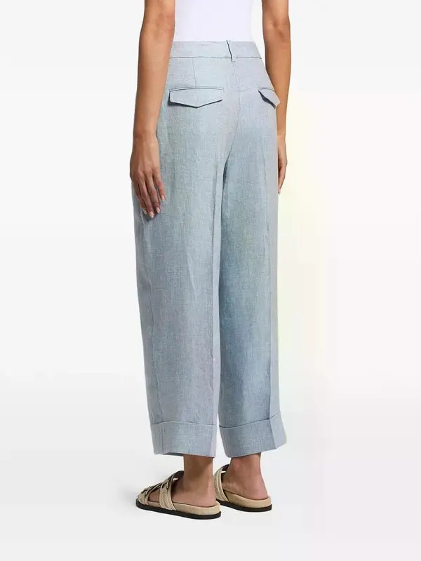 Peserico Turn-up Tailored Trousers