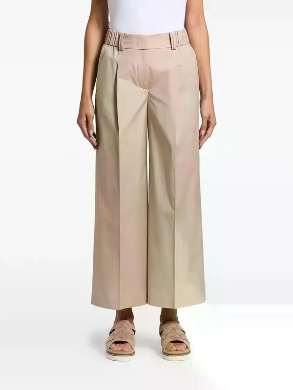 Peserico Pleated Wide-leg Trousers