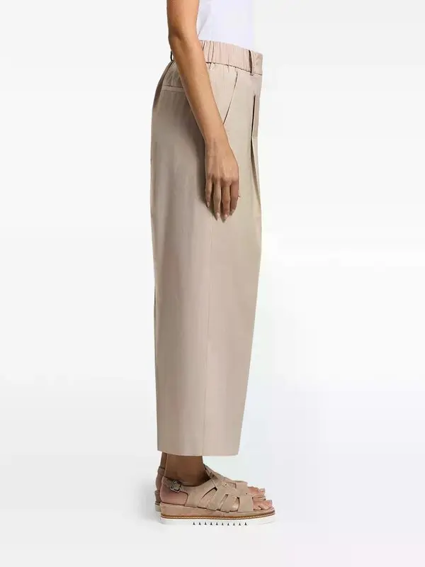 Peserico Pleated Wide-leg Trousers