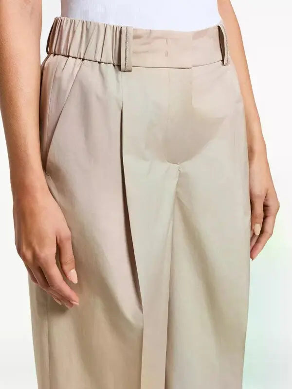 Peserico Pleated Wide-leg Trousers