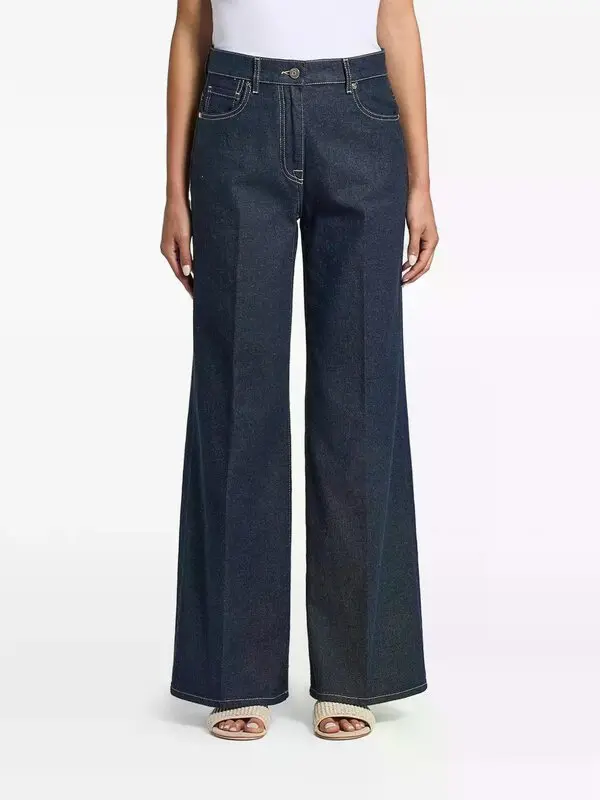 Peserico Five-pocket Wide Leg Jeans