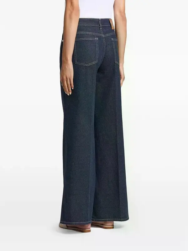 Peserico Five-pocket Wide Leg Jeans
