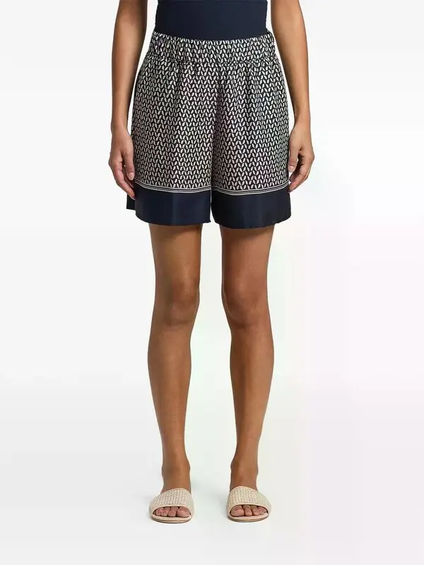 Peserico Geometric-print Shorts