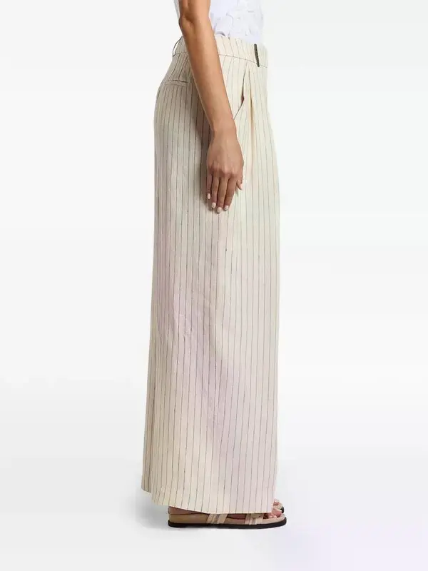 Peserico Pinstripe Palazzo Pants