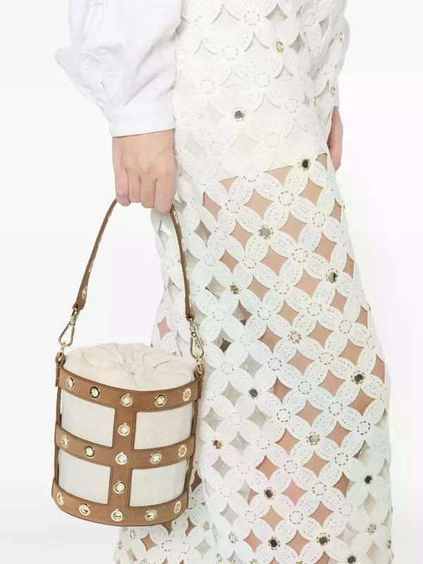 Maje Eyelet Bucket Bag