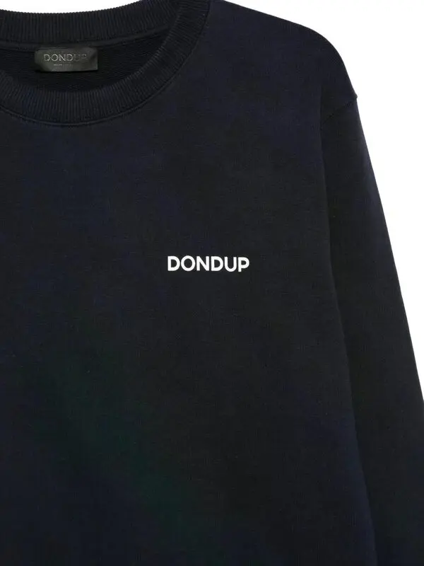 DONDUP Logo-print Crewneck Sweatshirt - Blue