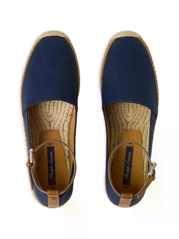 Ralph Lauren Hadan Crocheted Ankle Strap Espadrille