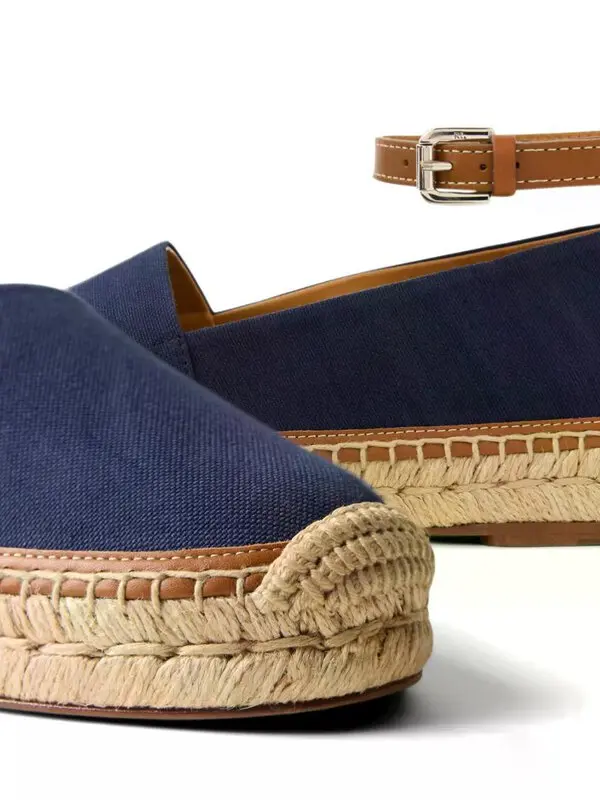 Ralph Lauren Hadan Crocheted Ankle Strap Espadrille
