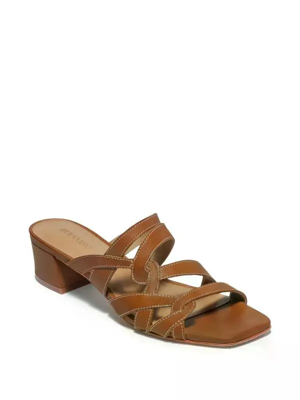 Bernardo Johanne Woven Sandals - Brown