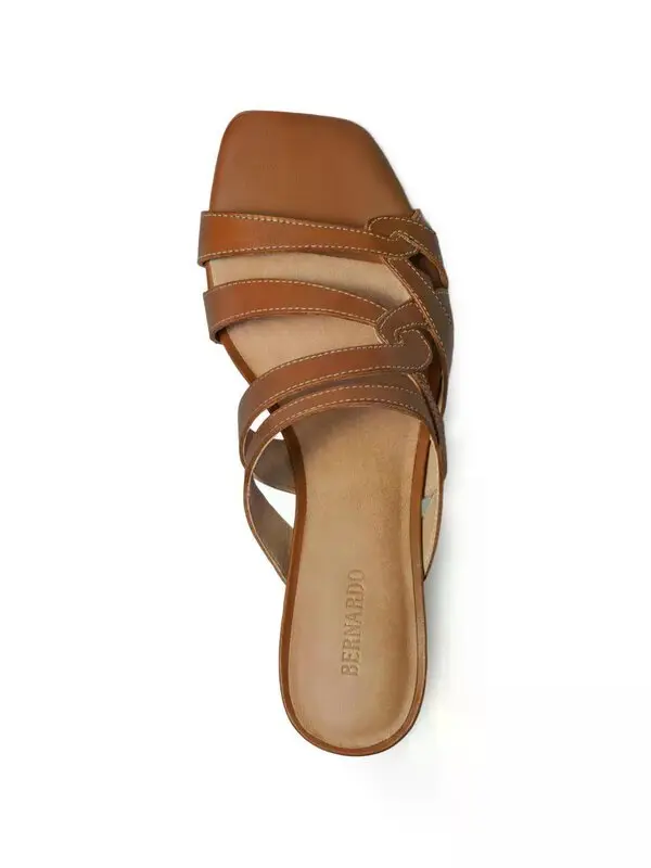 Bernardo Johanne Woven Sandals - Brown