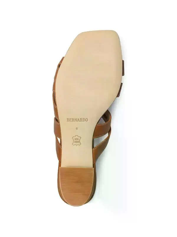 Bernardo Johanne Woven Sandals - Brown