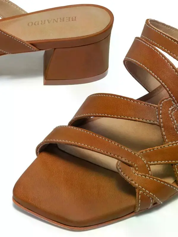Bernardo Johanne Woven Sandals - Brown