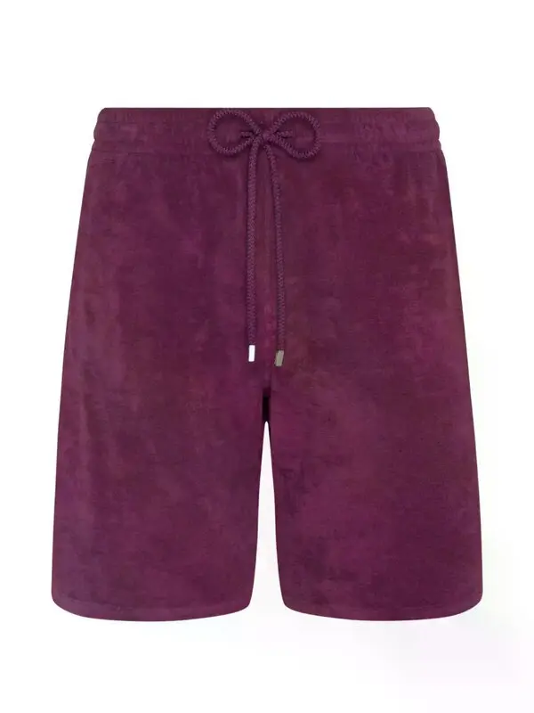 Vilebrequin Drawstring Terry Bermuda Shorts - Purple