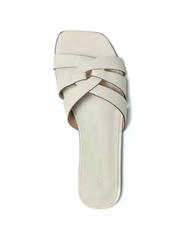 Bernardo Oxford Woven Flat Sandals - Neutrals