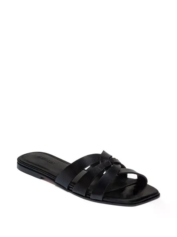 Bernardo Oxford Woven Sandals - Black
