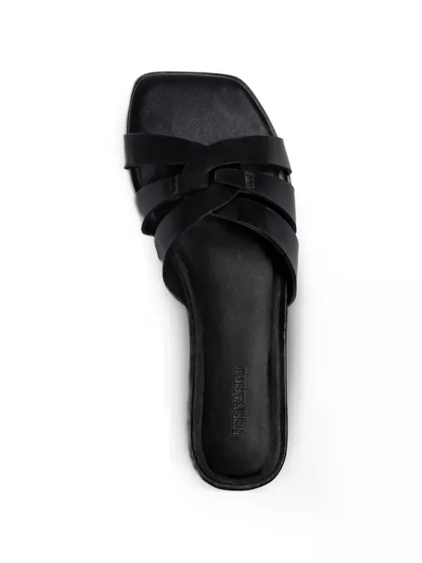 Bernardo Oxford Woven Sandals - Black