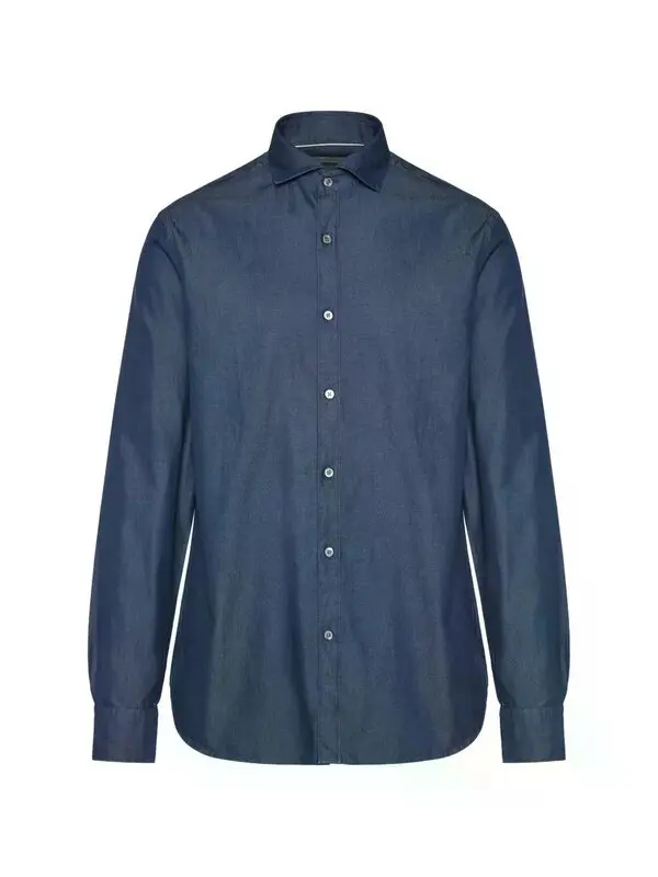 Canali Buttoned Shirt - Blue