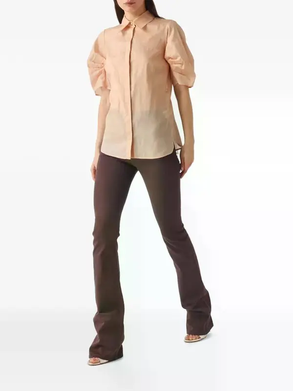 Elisabetta Franchi Bell-bottom Jeans With Golden Metal Details