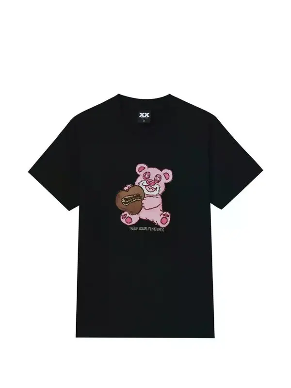 FINGERCROXX Crew-neck T-shirt - Black