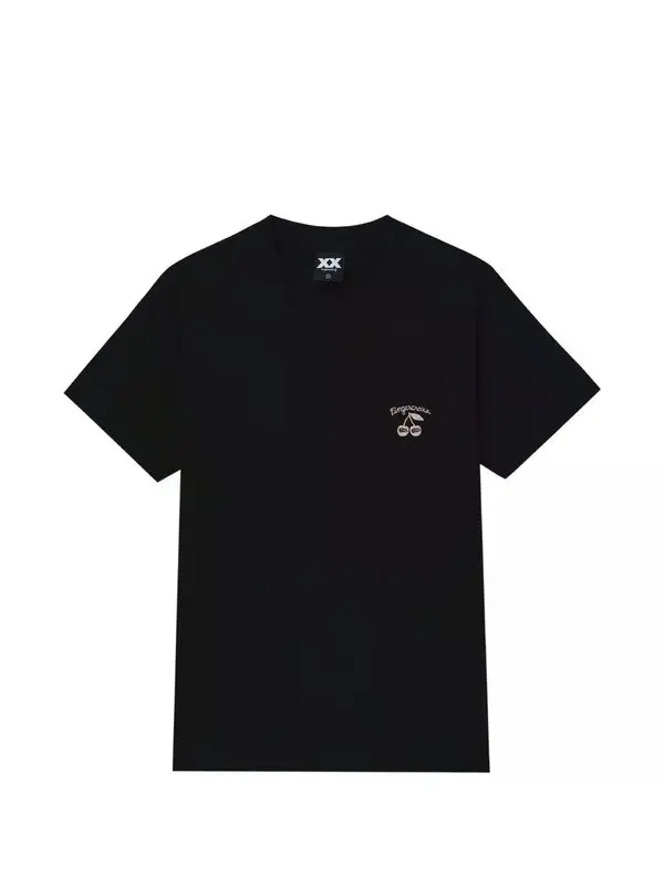 FINGERCROXX T-shirt With Chest Pocket - Black