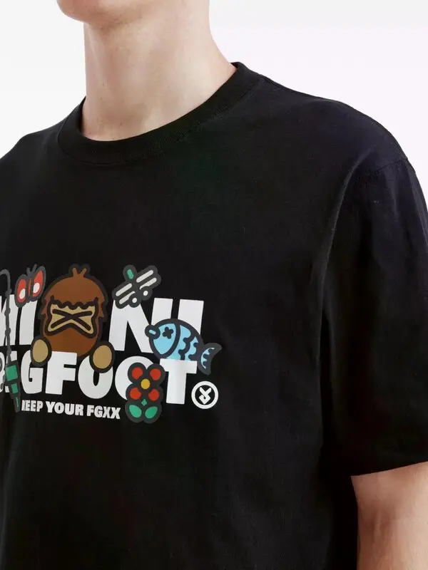 FINGERCROXX Printed T-shirt - Black