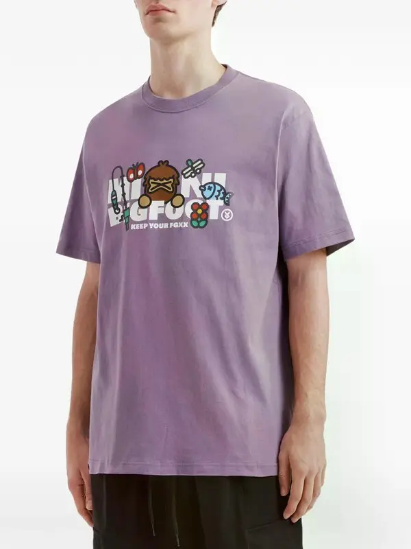 FINGERCROXX Printed T-shirt - Purple