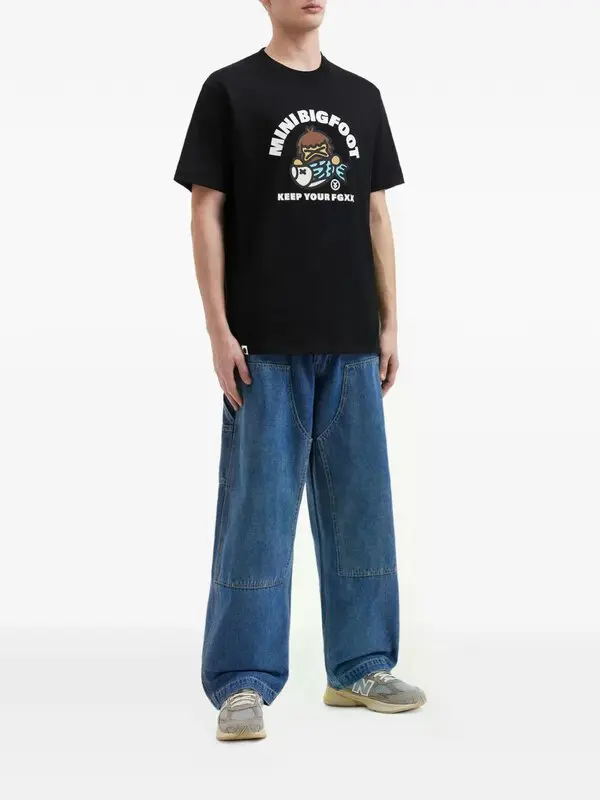 FINGERCROXX Printed T-shirt - Black