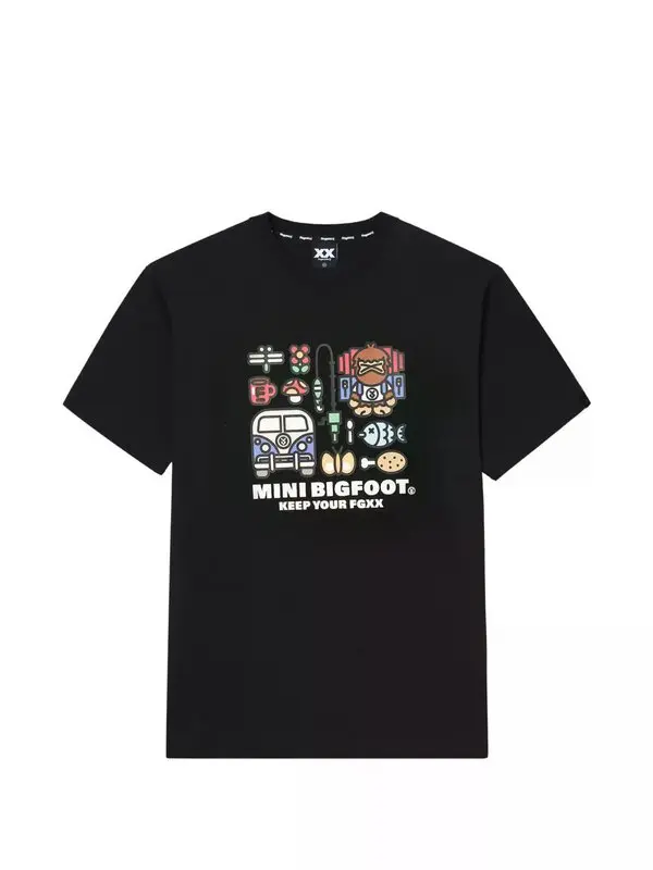 FINGERCROXX Crew-neck T-shirt - Black