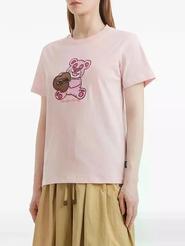 FINGERCROXX Crew-neck T-shirt - Pink