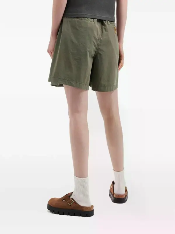 FINGERCROXX Belted Pleated Shorts - Green