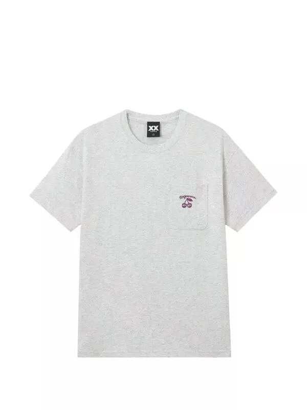 FINGERCROXX Chest-pocket T-shirt - Grey
