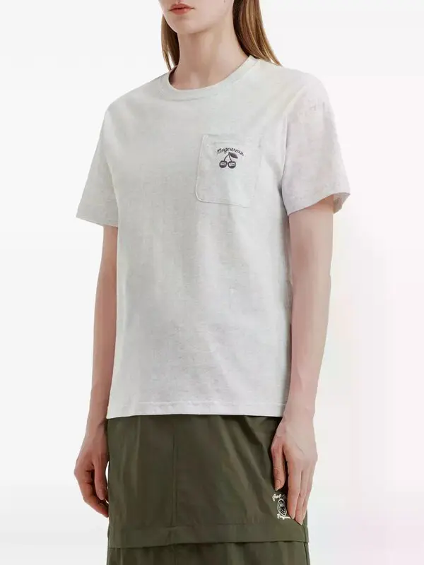 FINGERCROXX Chest-pocket T-shirt - Grey