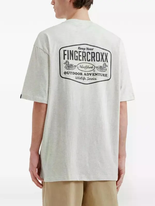 FINGERCROXX Logo-print T-shirt